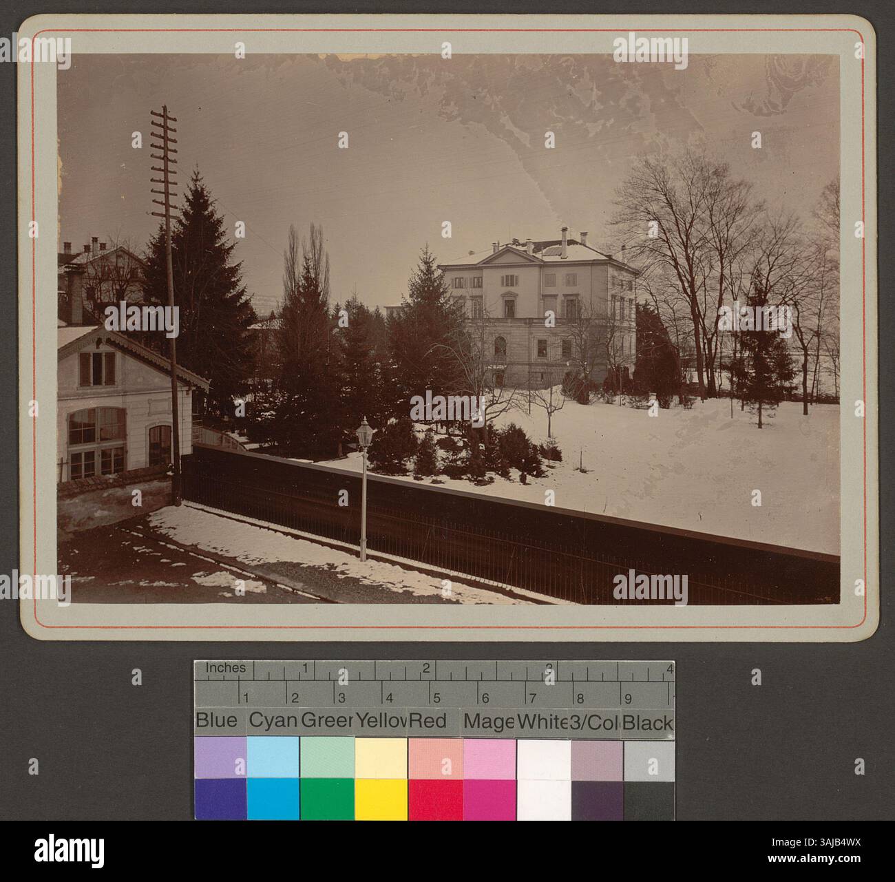 This 1889 photograph by Robert Breitinger shows the Fr. Zollinger House ...