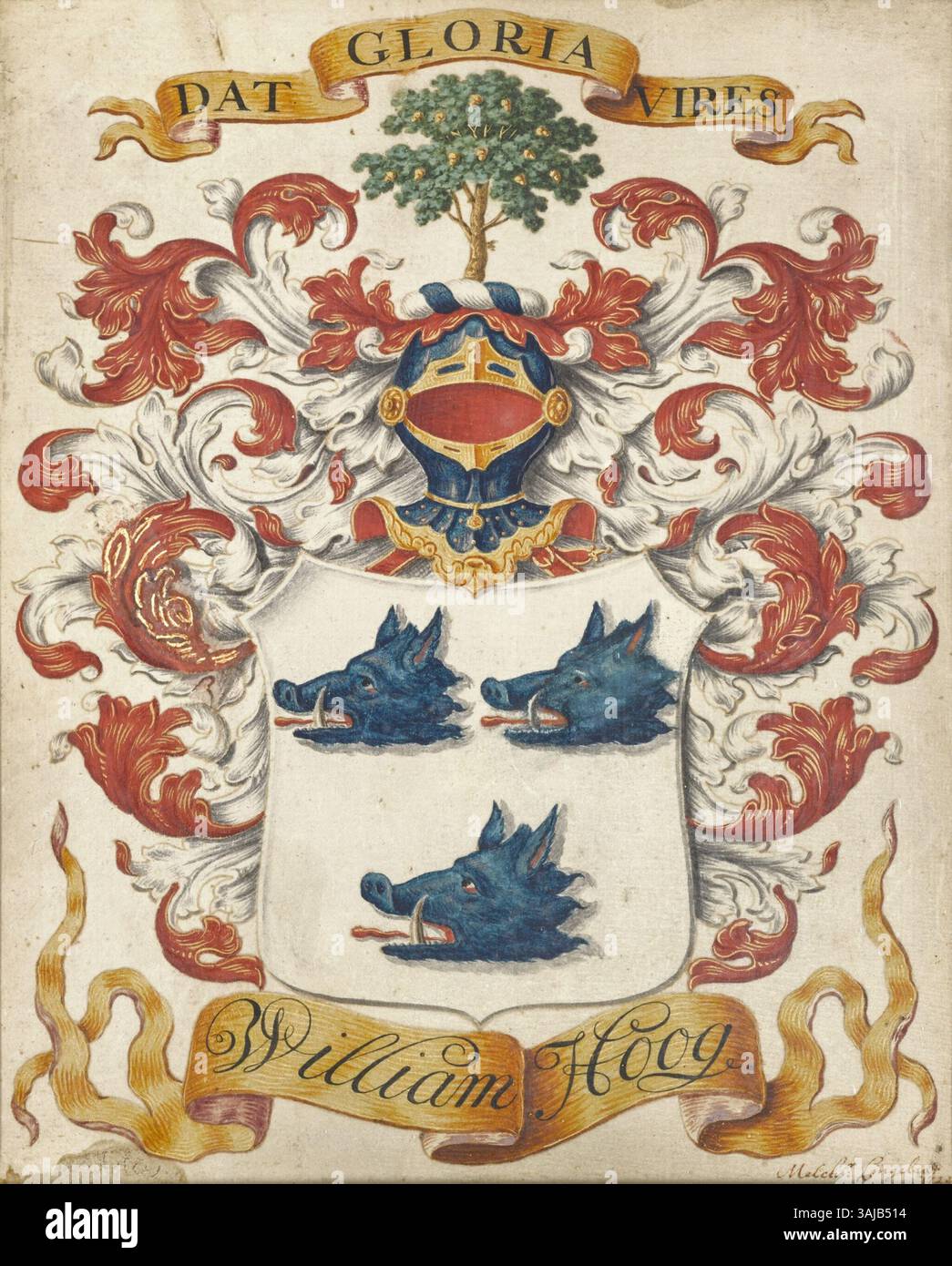 Hogg coat of arms hi-res stock photography and images - Alamy