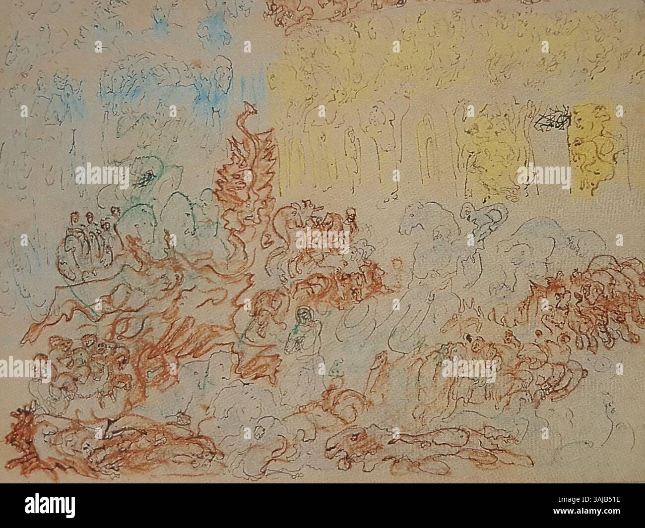 'Biblical Motif' painting by Carl Fredrik Hill, created during his ...