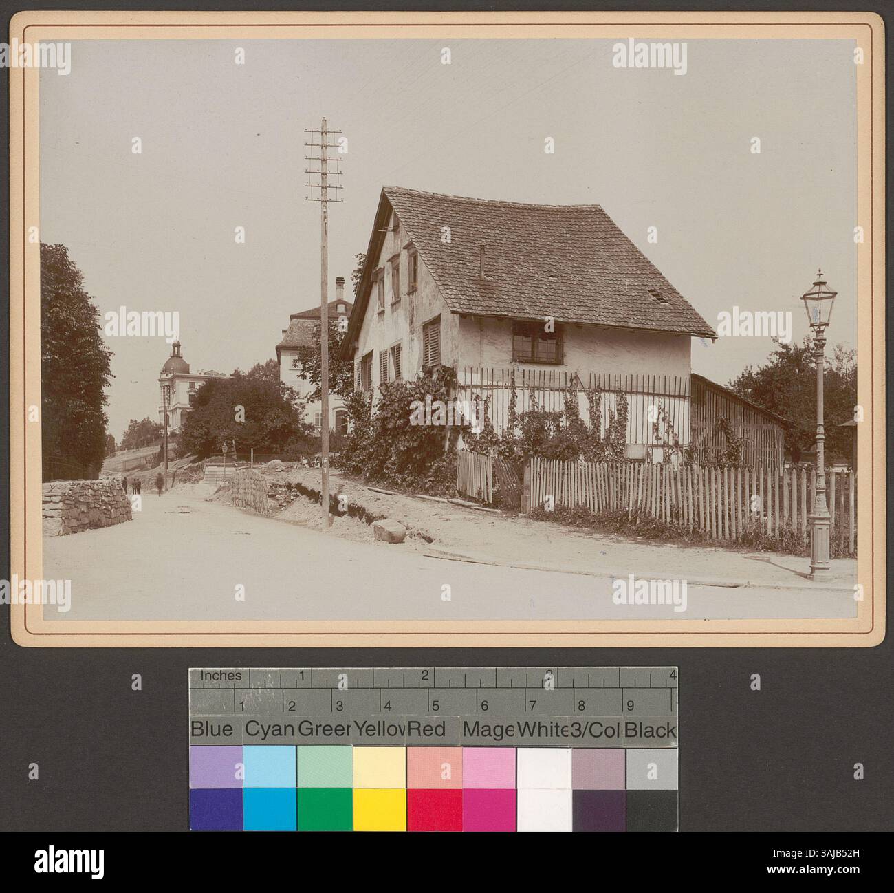 This 1892 photograph by Robert Breitinger shows an old house on ...
