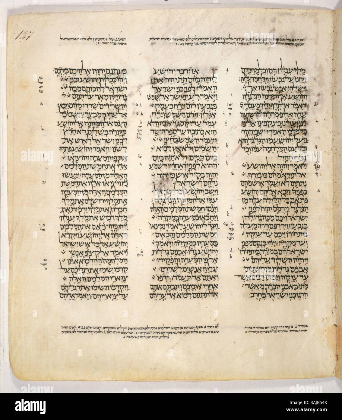 The 250th page of the Leningrad Codex, containing text from the Tanakh ...