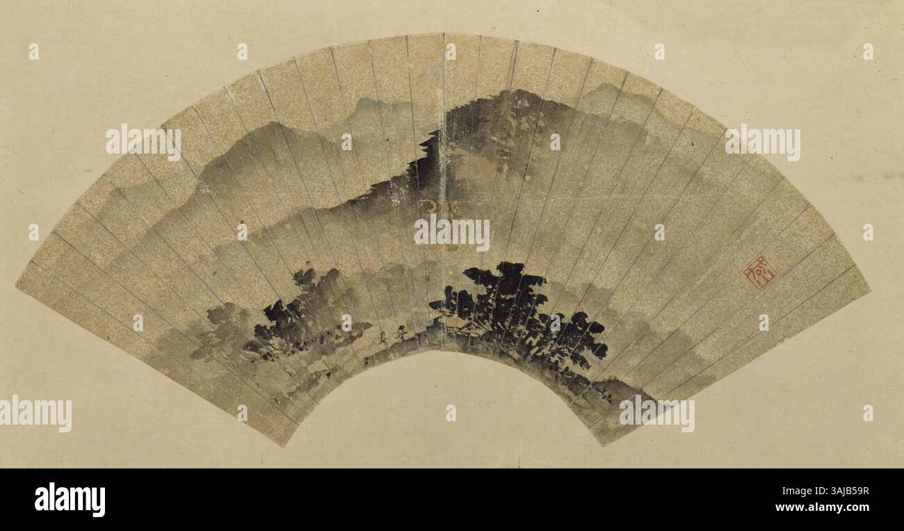 Jiang Song’s ink wash painting, displayed at The Palace Museum ...