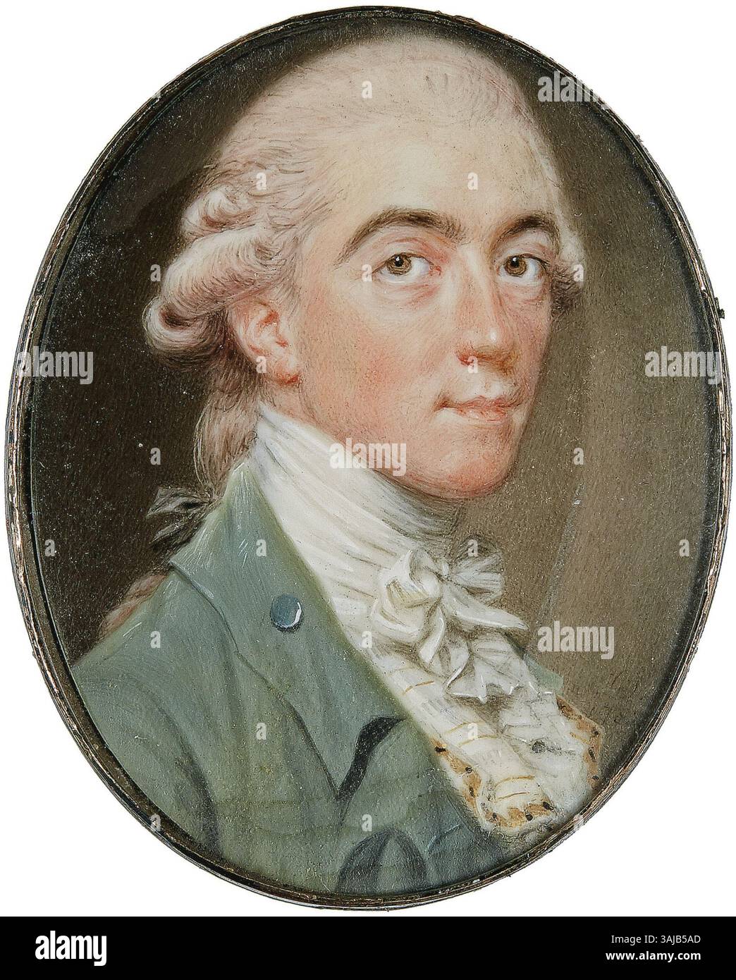This 1788 portrait by John Smart depicts Thomas Oakes, a prominent East ...