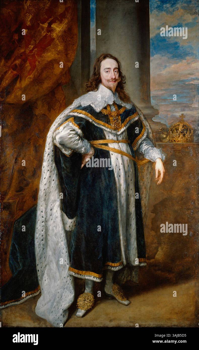This 1636 portrait by Anthony van Dyck depicts Charles I of England ...