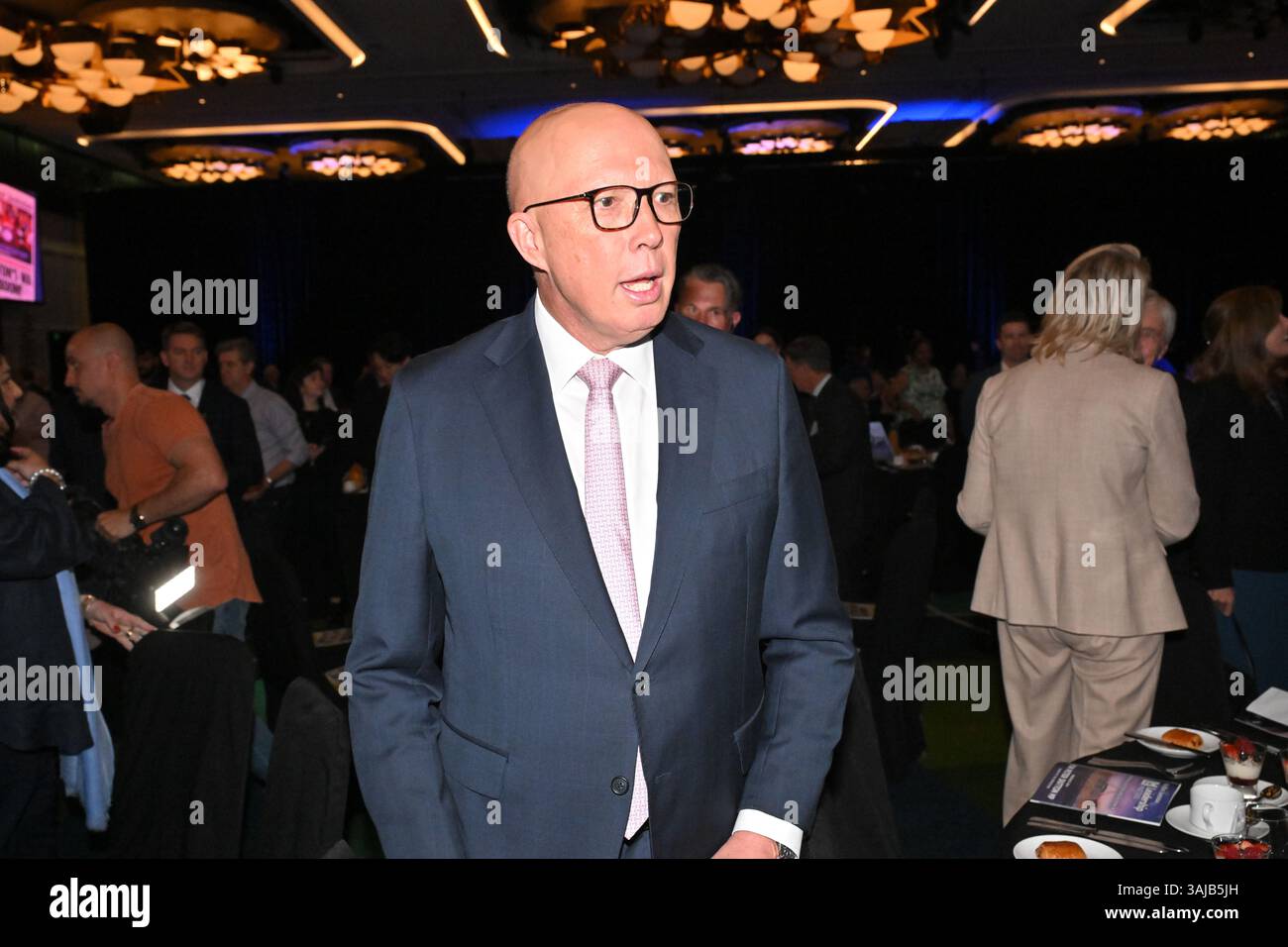 Leader of the Opposition Peter Dutton arrives at the West Australian ...