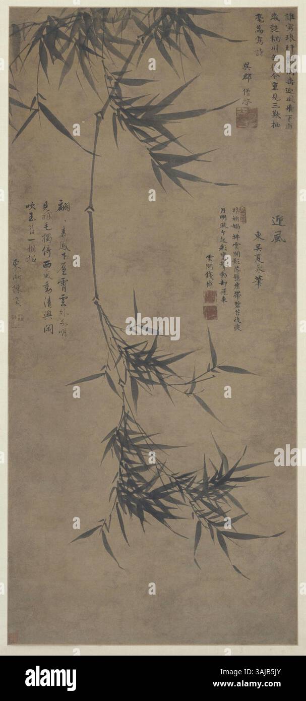 Xia Chang’s ink wash painting on paper, housed in The Palace Museum, showcases his ability to ...