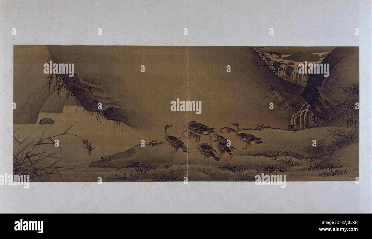 This series of ink and color paintings by Qiu Hong, displayed in The ...