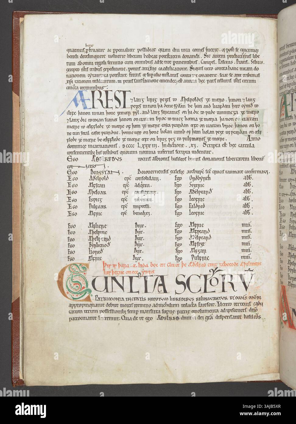 The 'Codex Wintoniensis', from the 12th century, contains key legal and ...
