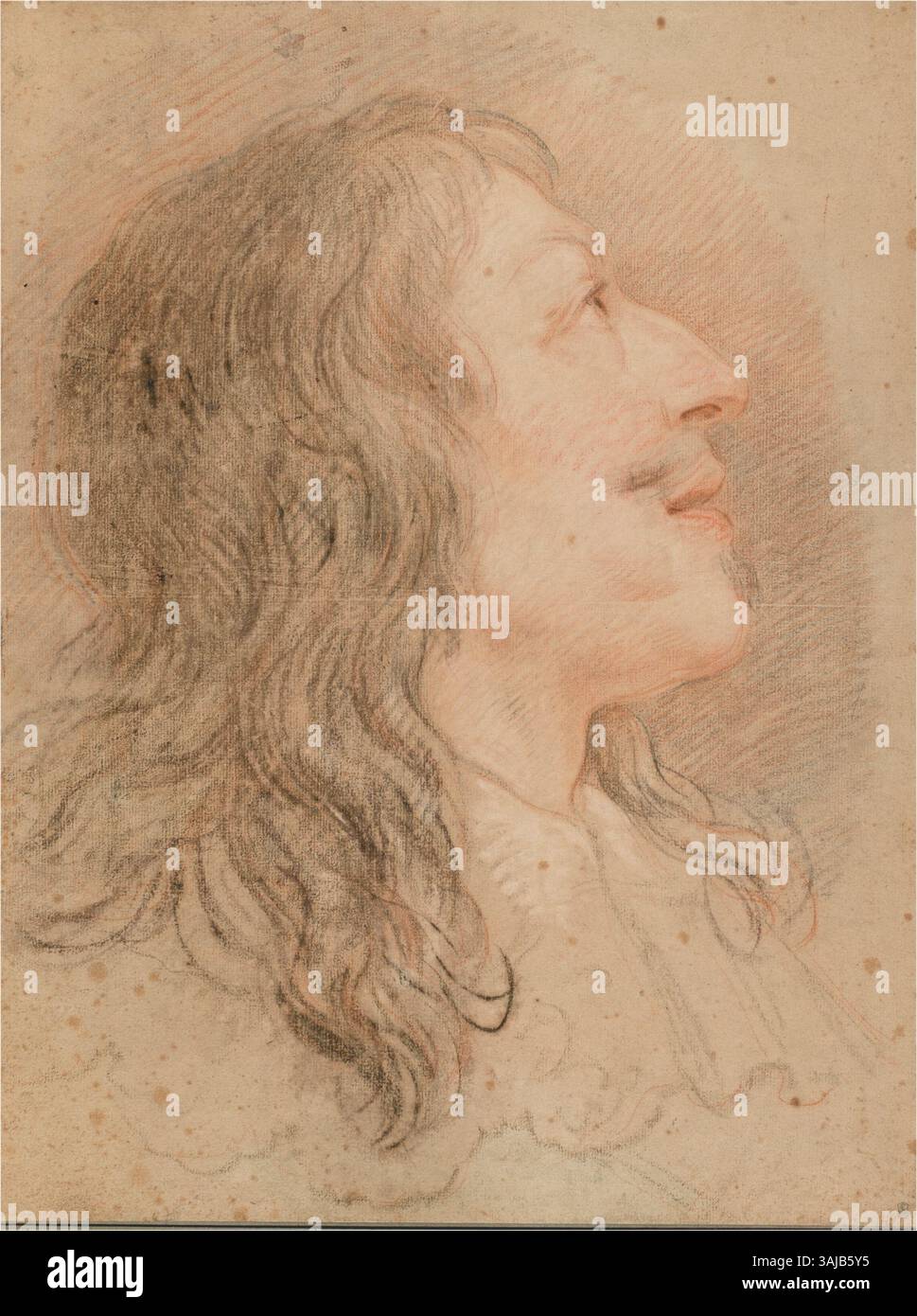 This circa 1746 drawing by Carle Van Loo represents Louis XIII, King of ...