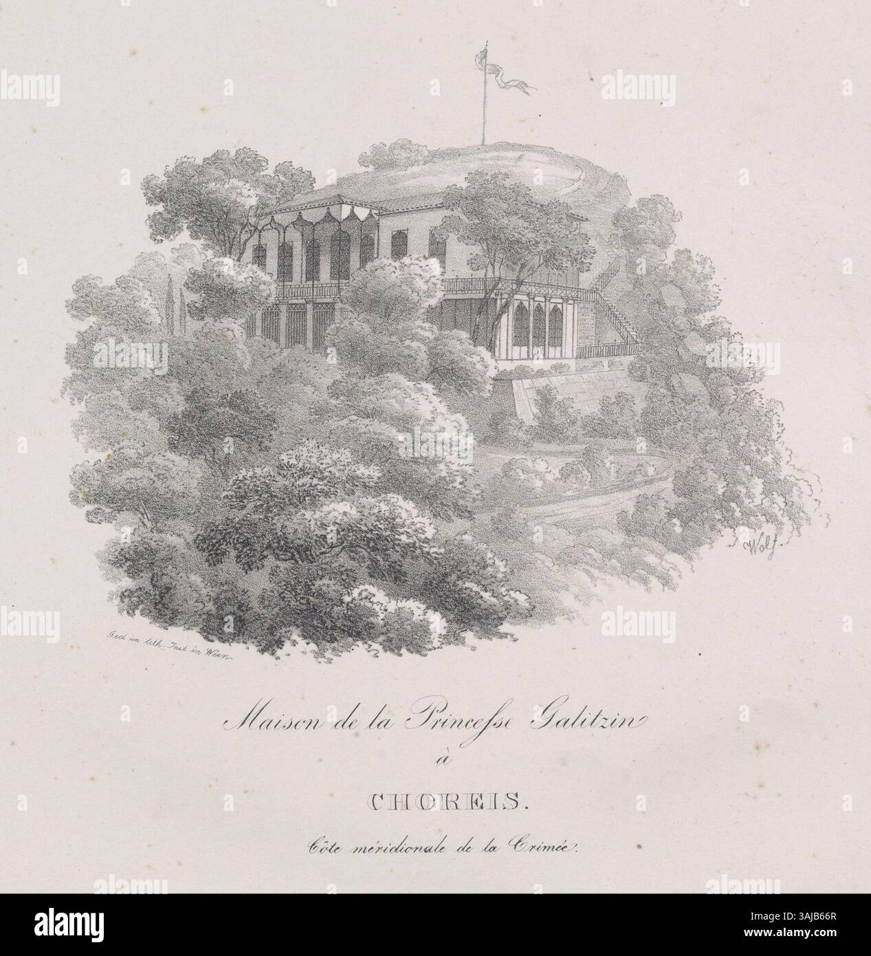 This 1829 artwork, attributed to Maison Galitzin, is a notable example ...