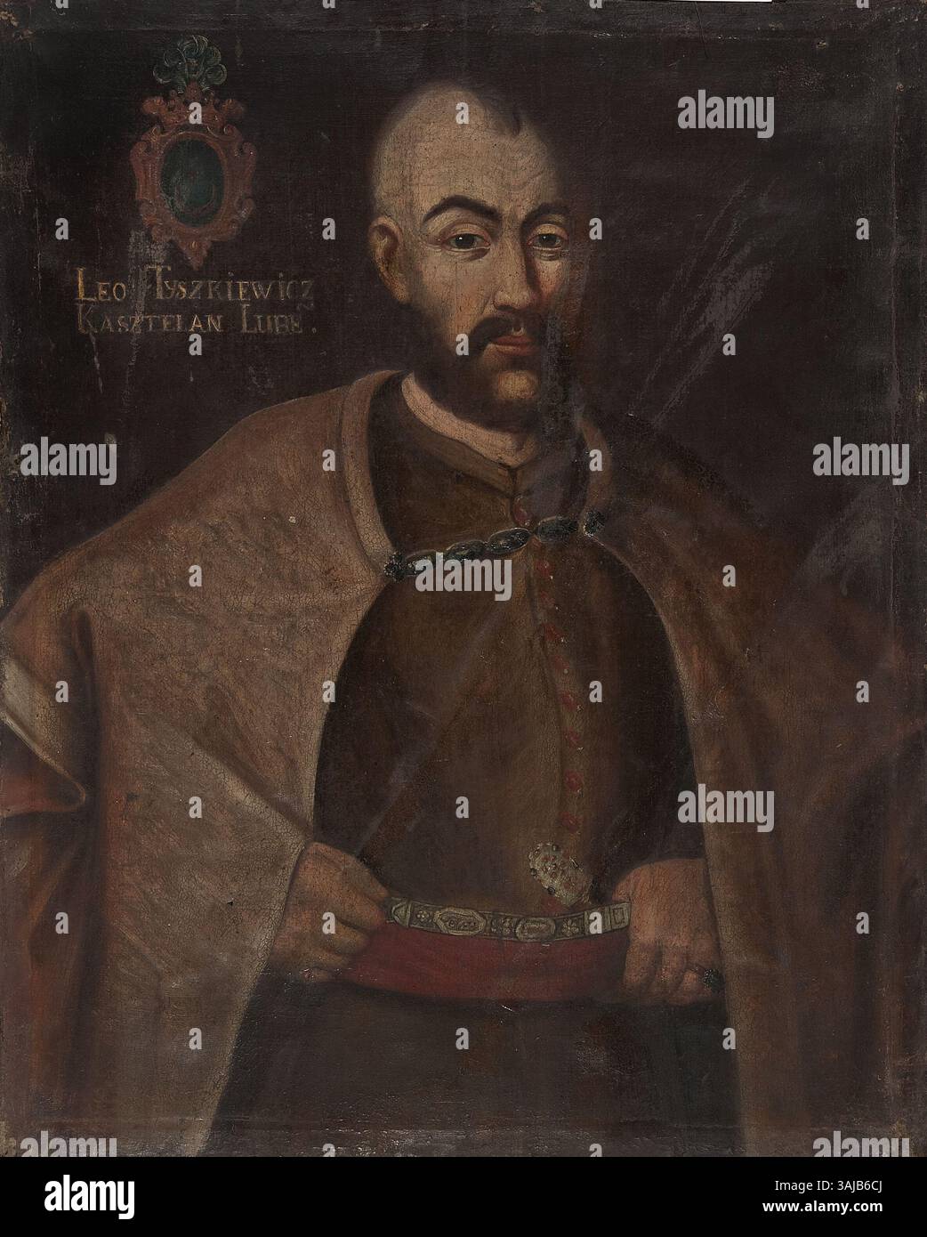 This portrait portrays Leo (Lew) Tyszkiewicz, a castellan of Liubech ...
