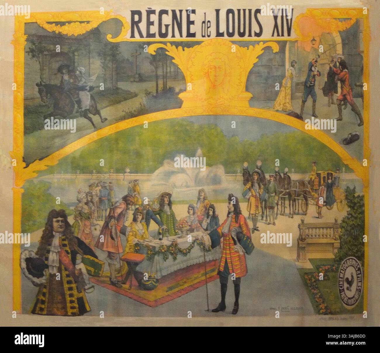 This 1904 movie poster by Candido Aragonez de Faria promotes the film ...