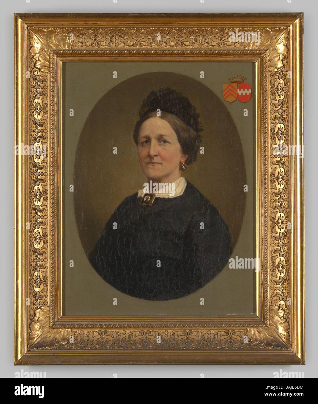This portrait, created between 1875 and 1899, depicts Maria Francisca ...
