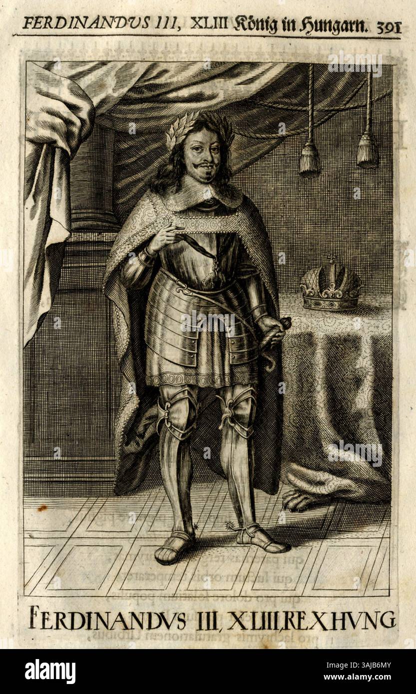King Ferdinand III of Hungary is commemorated in the Nádasdy Mausoleum ...