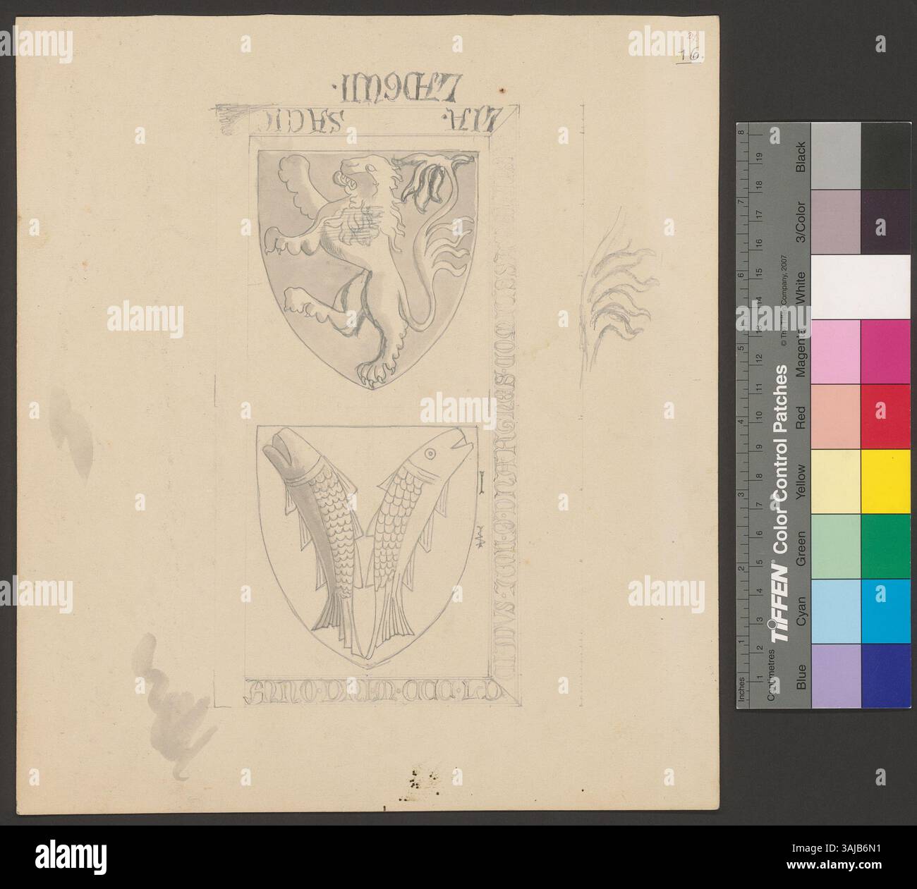 This plate from a niche tomb in the nave of the former Königsfelden ...