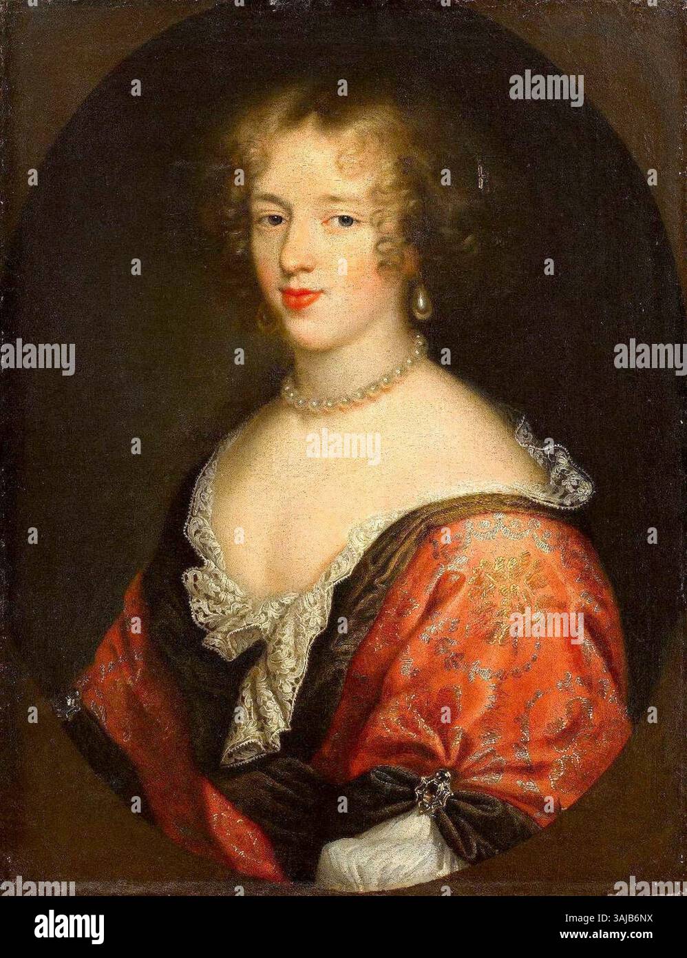 This 18th-century portrait of Ksina de Conti, based on 17th-century ...