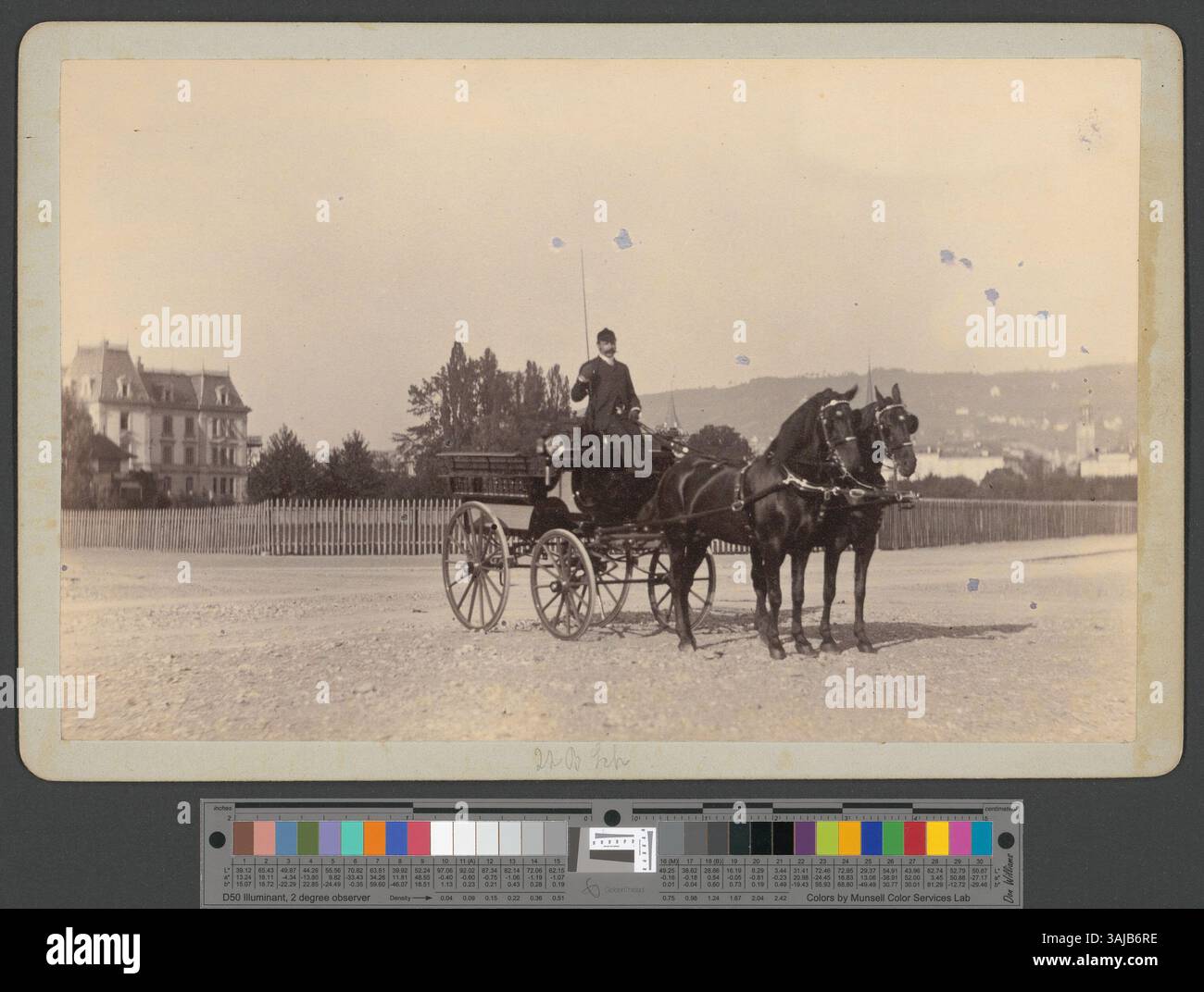 This 1886 photograph by Robert Breitinger shows Hans Wunderli with a ...