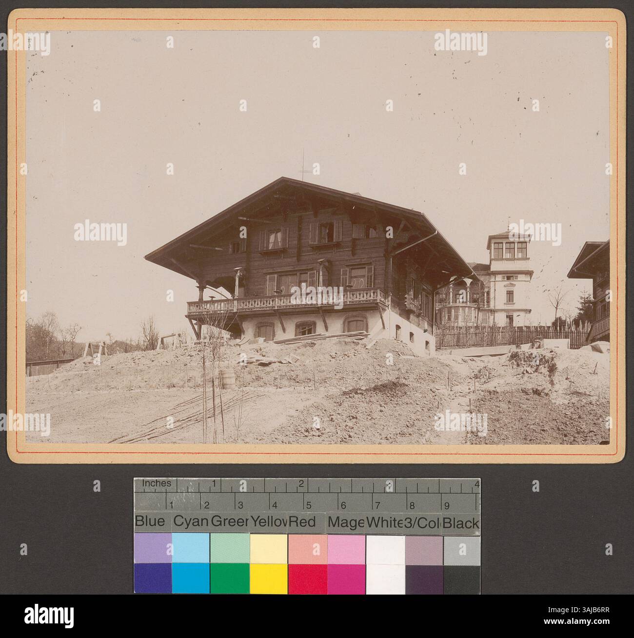 The image depicts the Höhn Chalet, also known as Chalet Alpenrose ...