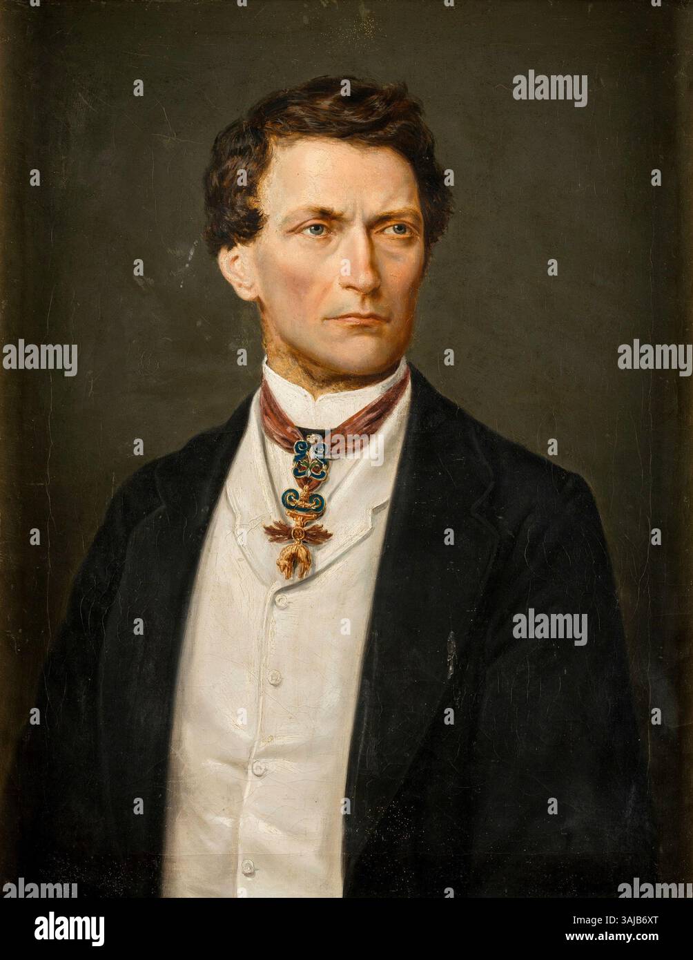 Portrait of Alfred Potocki, lord of Uadówka and Kurowice, painted after ...