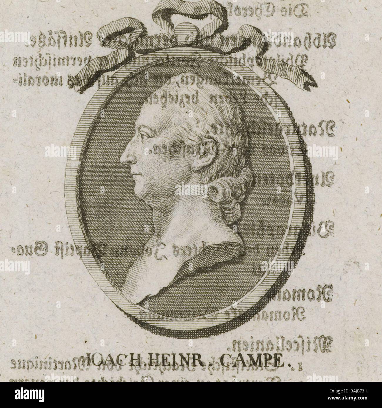 This portrait of Joachim Heinrich Campe reflects his contributions to ...