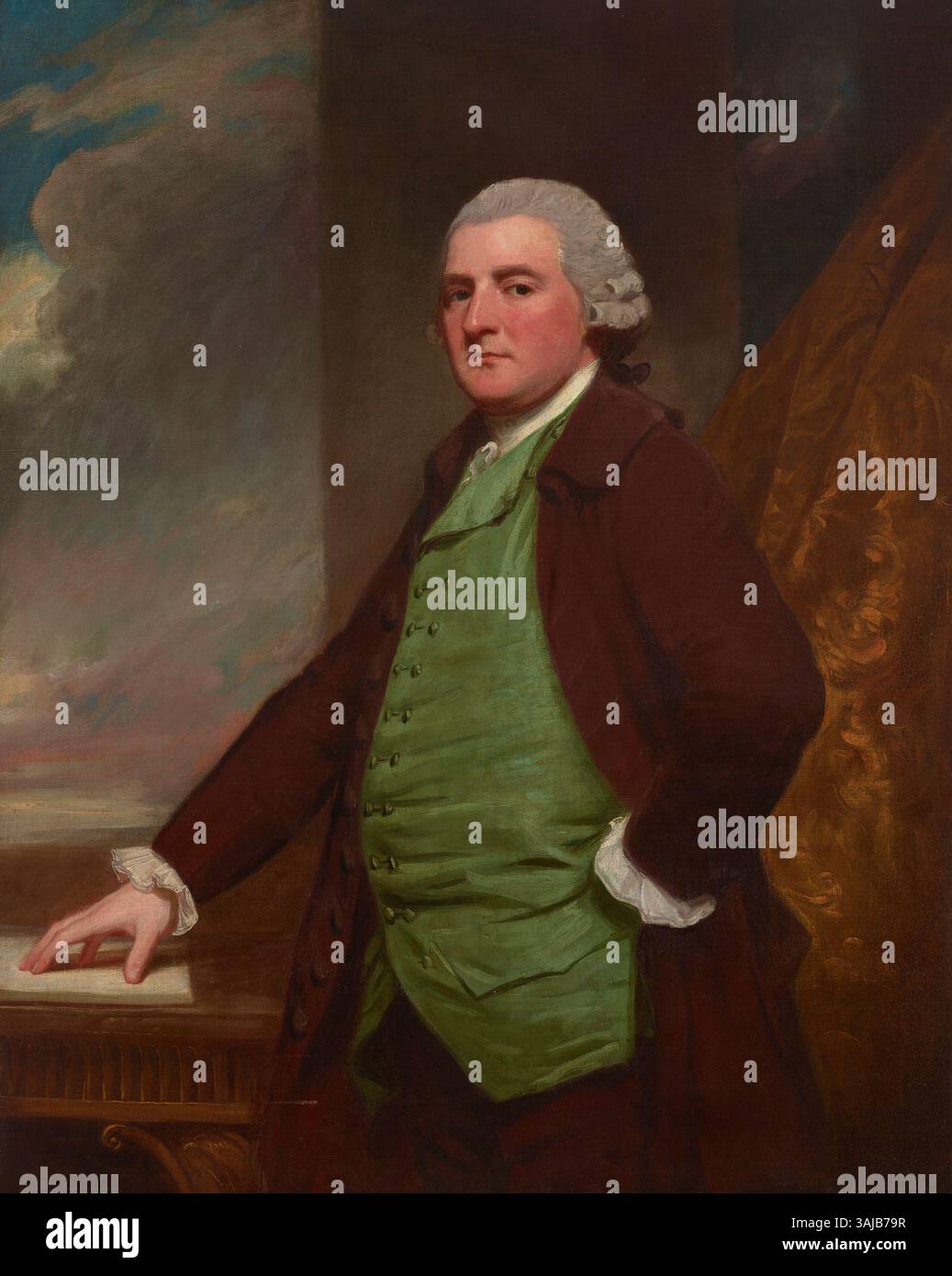 George Romney’s portrait of James Cross from Clifton, Bristol, presents ...