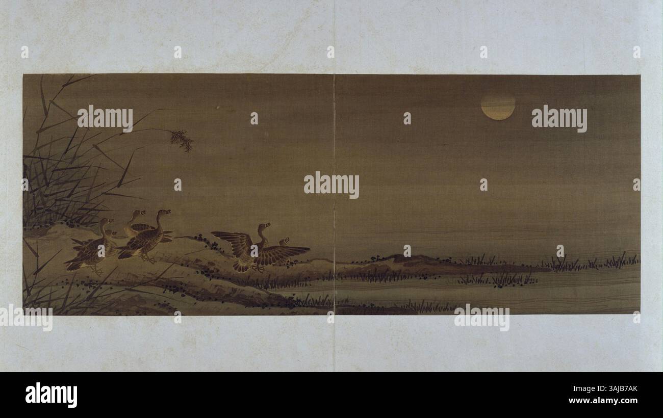 Qiu Hong’s Illustrated Tablature painting series, created with ink and ...