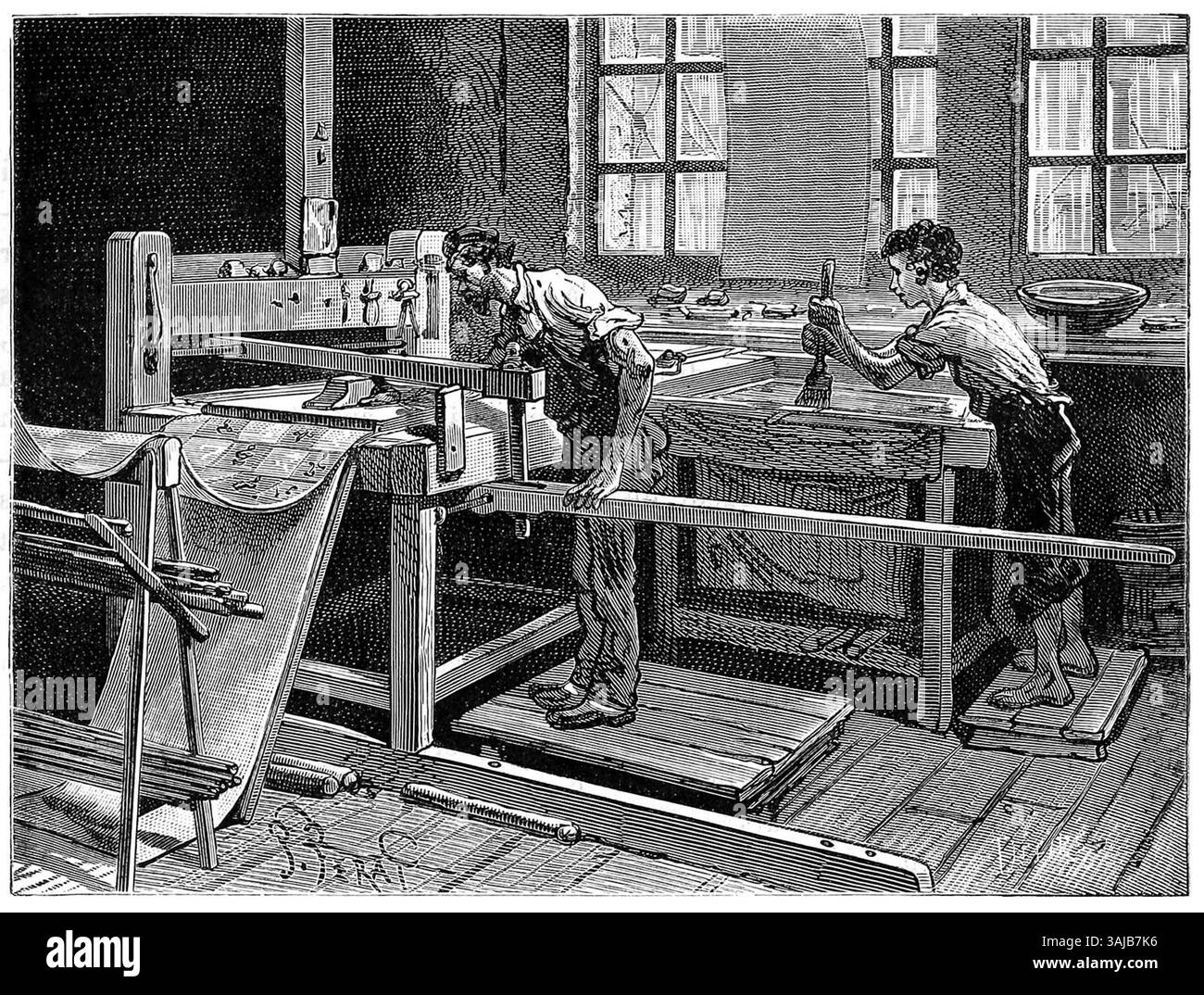 Ink craftsmanship Cut Out Stock Images & Pictures - Alamy