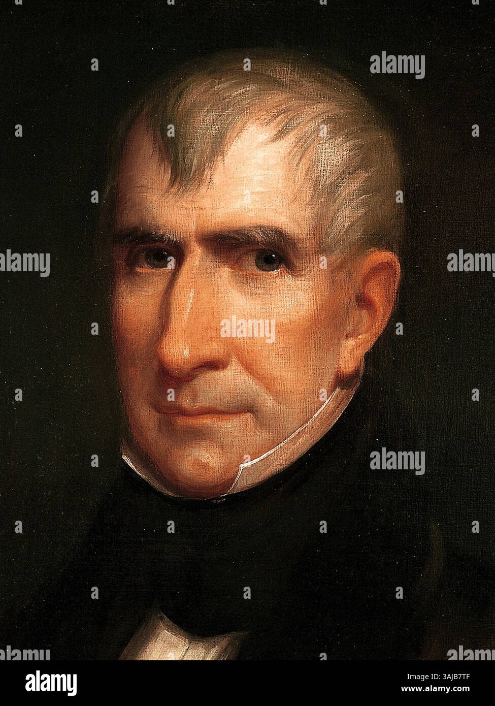 Portrait of William Henry Harrison, painted by James Reid Lambdin in ...
