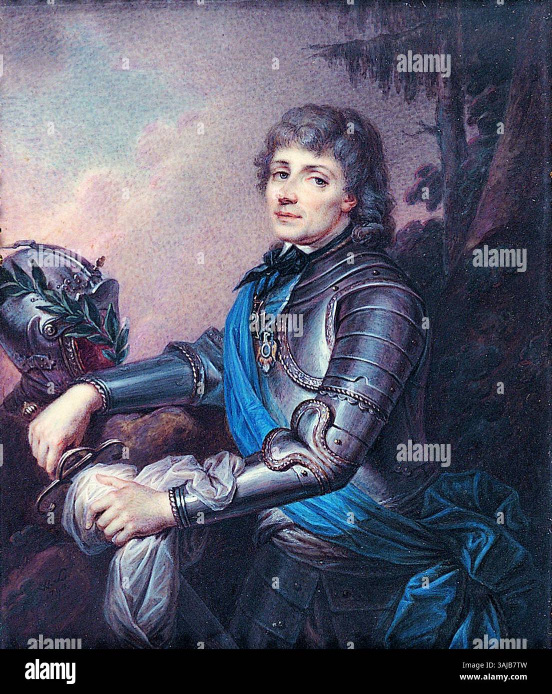This 1801 portrait by Wincenty de Lesseur of Tadeusz Kościuszko, a ...