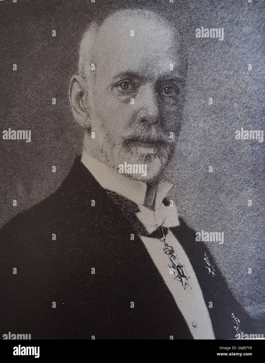 This photograph captures Julius Kronberg, depicted by Rudolf Jernström ...