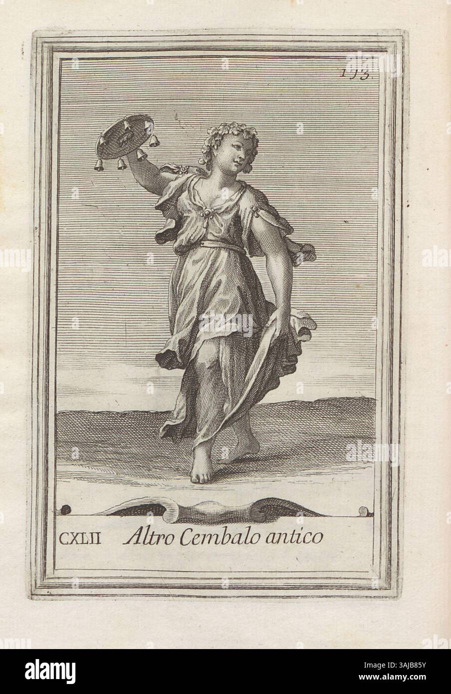 Engraving from Filippo Bonanni's 'Harmonic Cabinet' (1722), depicting ...