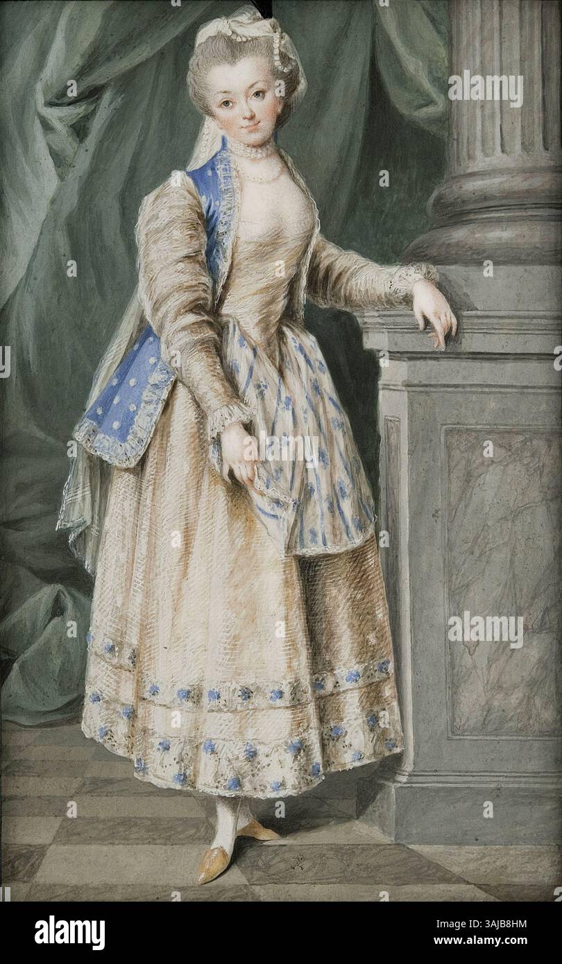 This 18th-century portrait depicts Princess Izabela Czartoryska, wife ...