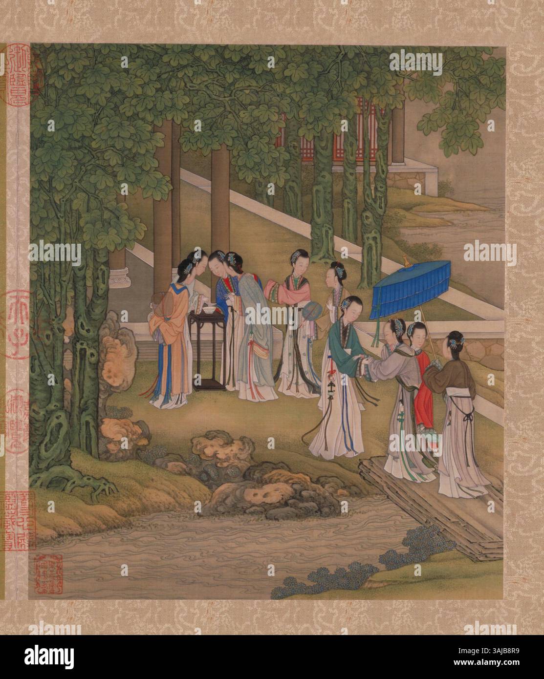 Chen Mei's 'Album of the Leisure Life of the Emperor's Concubines ...
