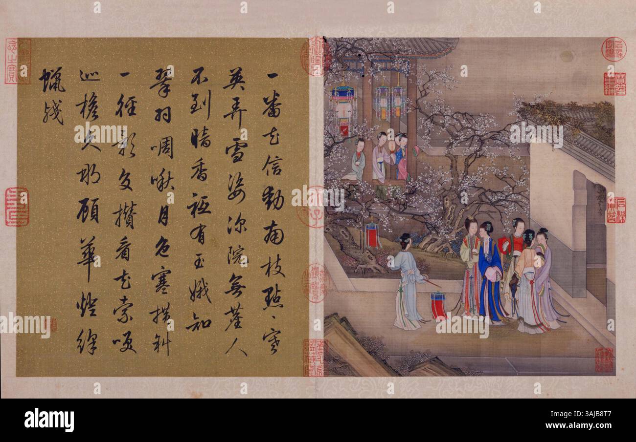 Chen Mei’s 1738 series, ‘The Leisure Life of the Emperor's Concubines ...