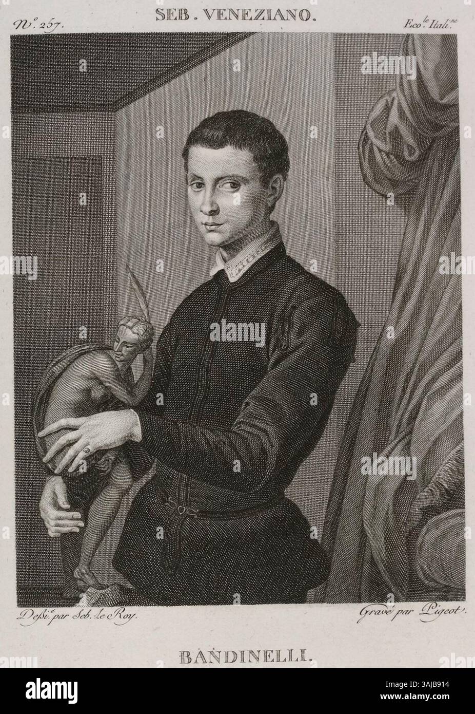 This piece by Leroy and Pigeot depicts Bandinelli, originally ...