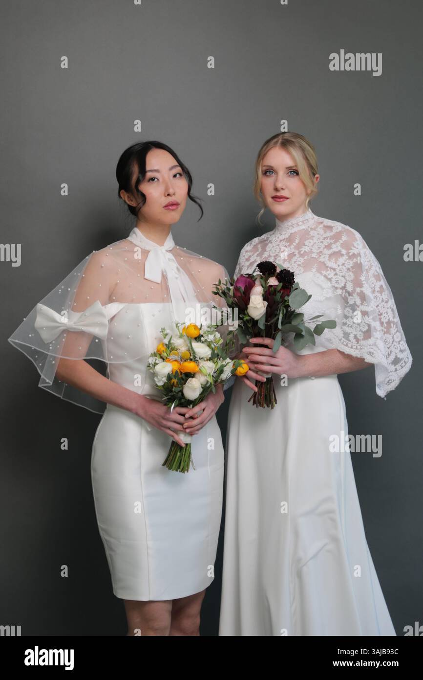 NEW YORK, NEW YORK – APRIL 09, 2025: Designer Evan Hirsch presents his ...