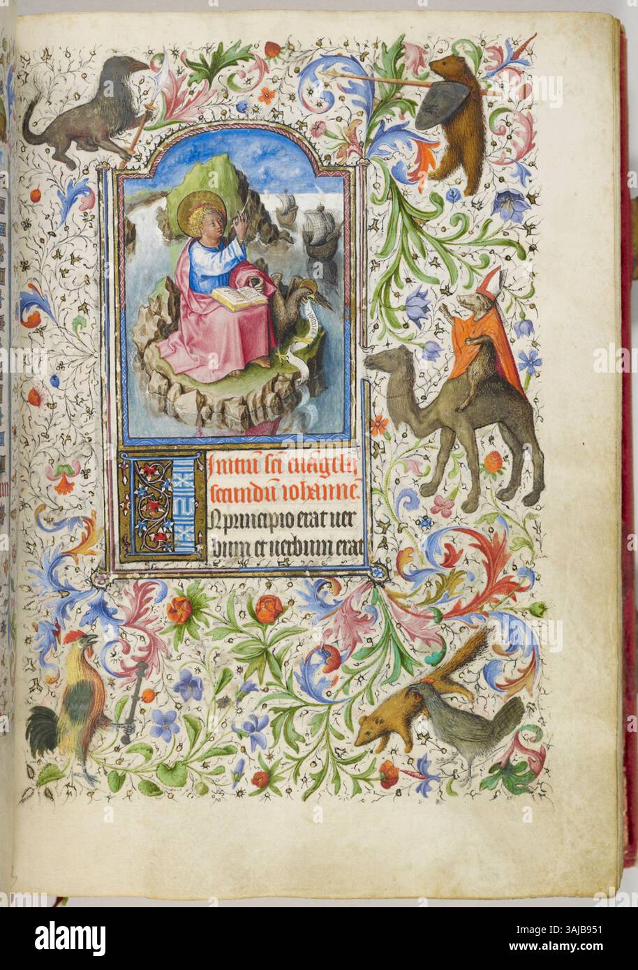 This illuminated manuscript, created between 1440 and 1450, is ...