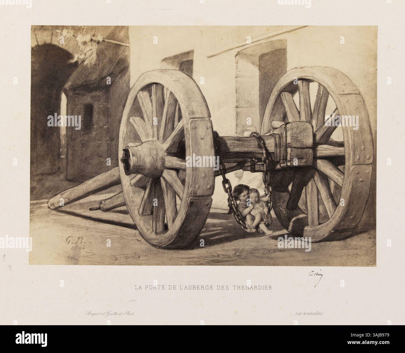 This 1862 illustration by Gustave Brion depicts the iconic scene of the ...