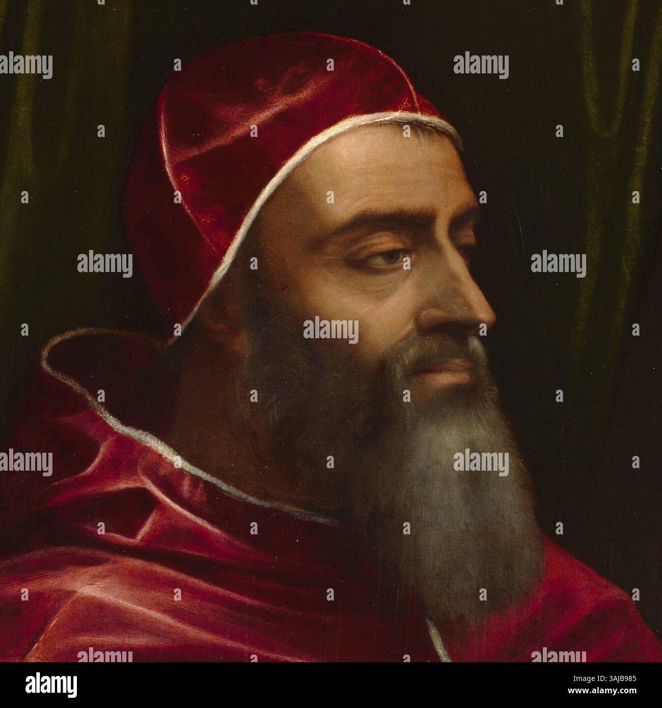 A portrait of Pope Clement VII, painted by Sebastiano del Piombo around ...