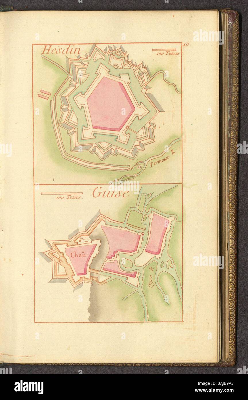 Le Rouge’s 1760 edition of 'Recueil des fortifications' offers a ...