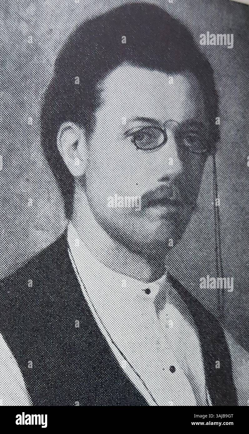 Self-portrait of Ernst Lidman, photographed from Allhems Svenskt ...