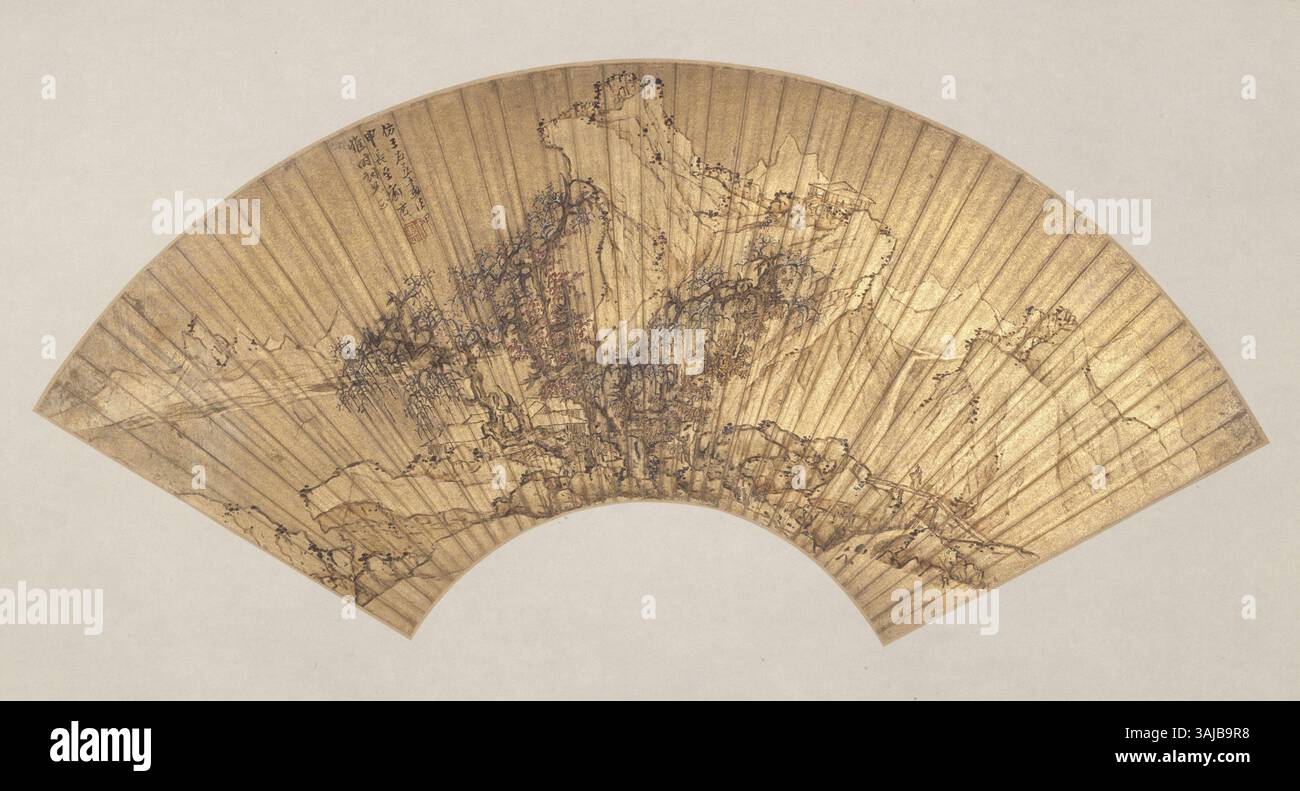 Ink and color painting by Liu Du, housed at The Palace Museum ...