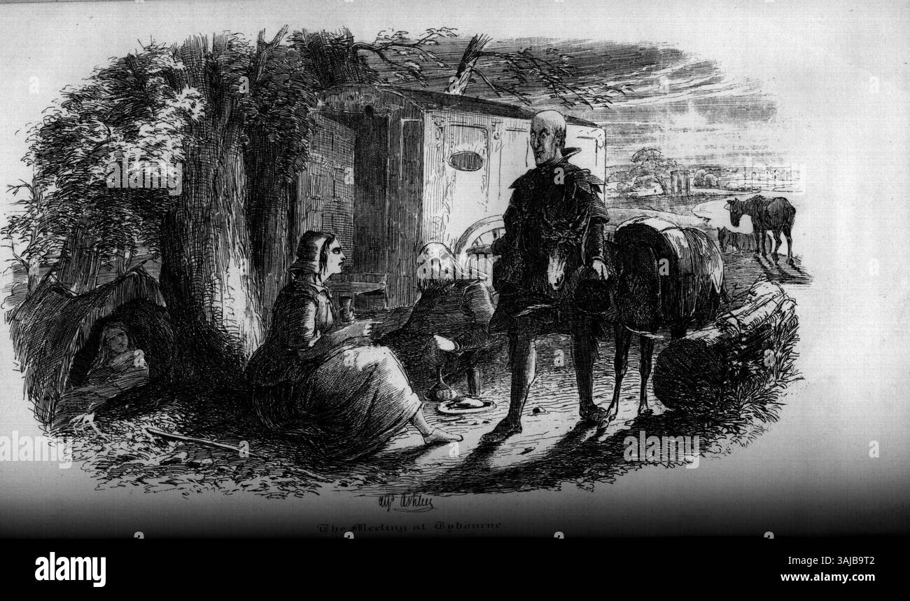 Illustration from 'Old London Bridge, a Romance of the Sixteenth ...