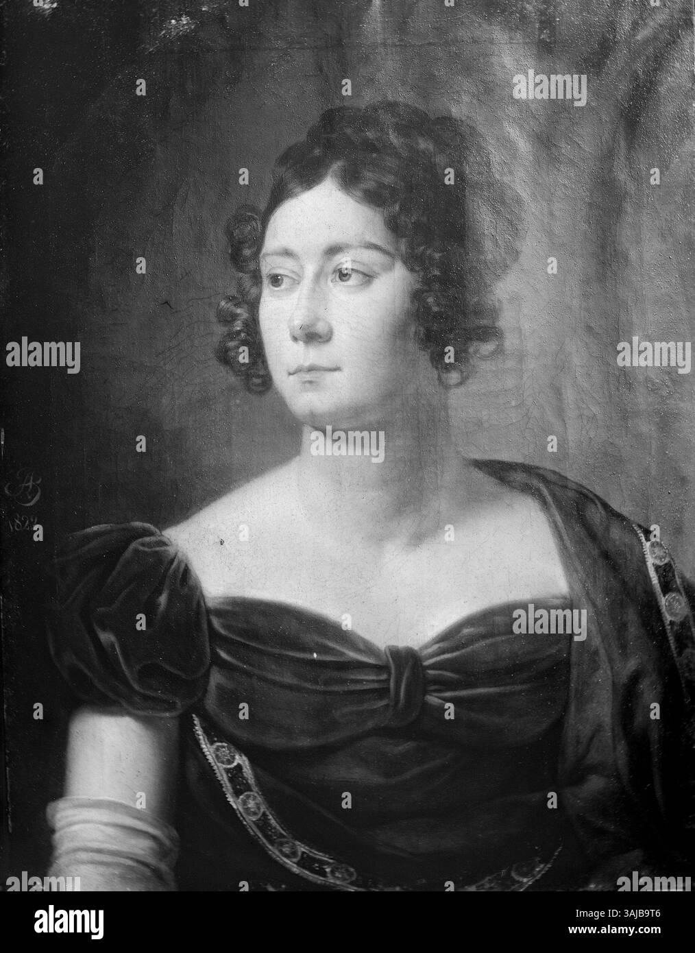 This 1822 portrait by Antoni Brodowski depicts Zofia Michaowska ...