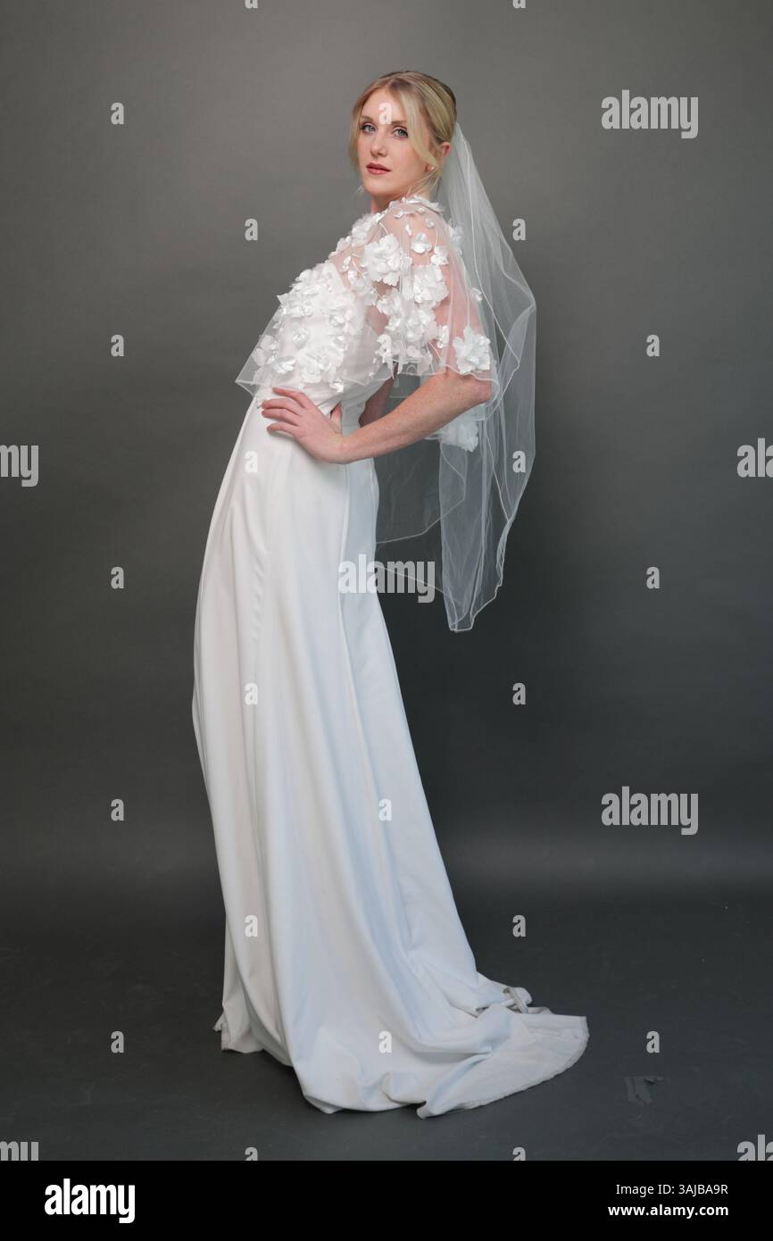 NEW YORK, NEW YORK – APRIL 09, 2025: Designer Evan Hirsch presents his ...