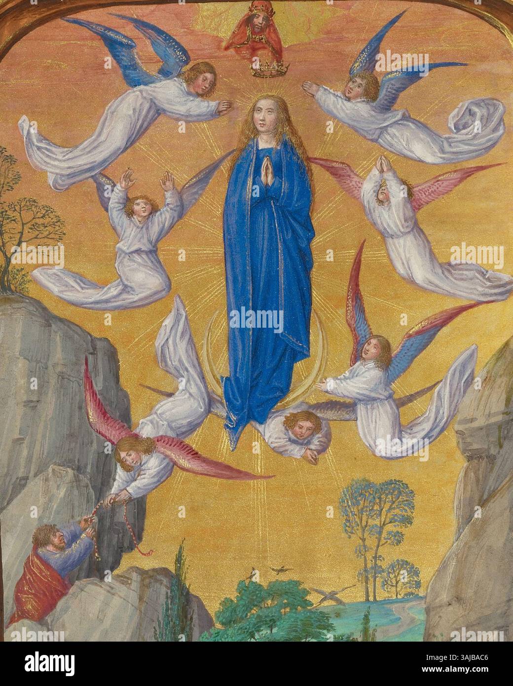 The Assumption of the Virgin, attributed to the Master of James IV of ...