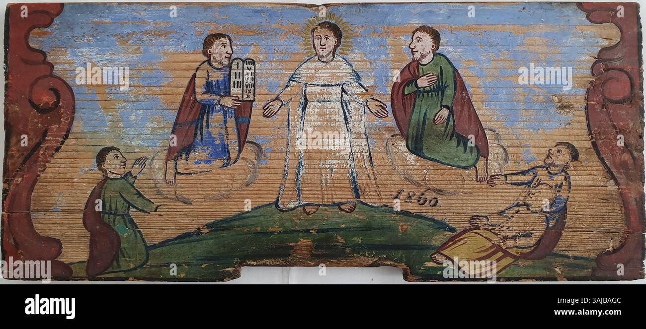 The Transfiguration of Christ, painted in 1860, is an oil on panel work ...