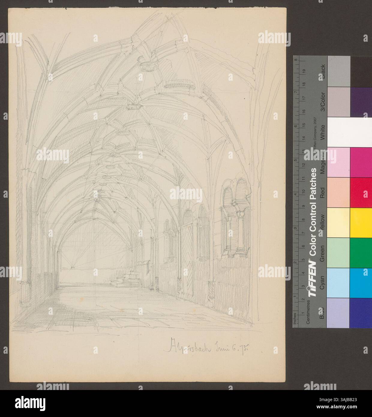 This 1875 illustration by Johann Rudolf Rahn depicts the town of ...