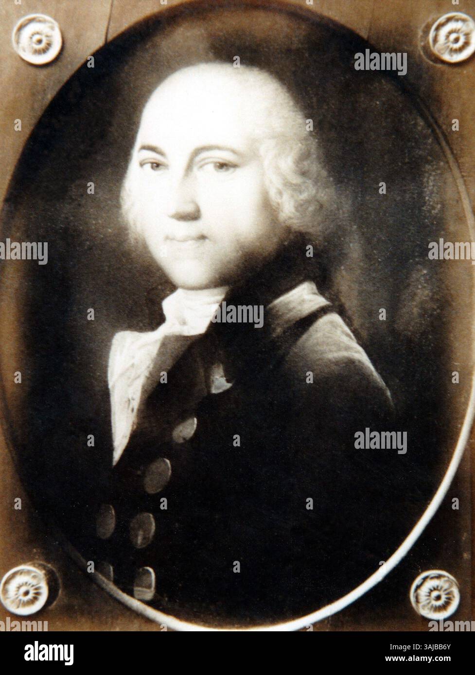 An 18th-century portrait, possibly created around 1769, depicts ...
