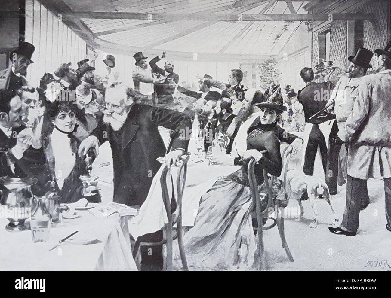 'Konstnärsfrukost' by Hugo Birger portrays an artist's breakfast ...